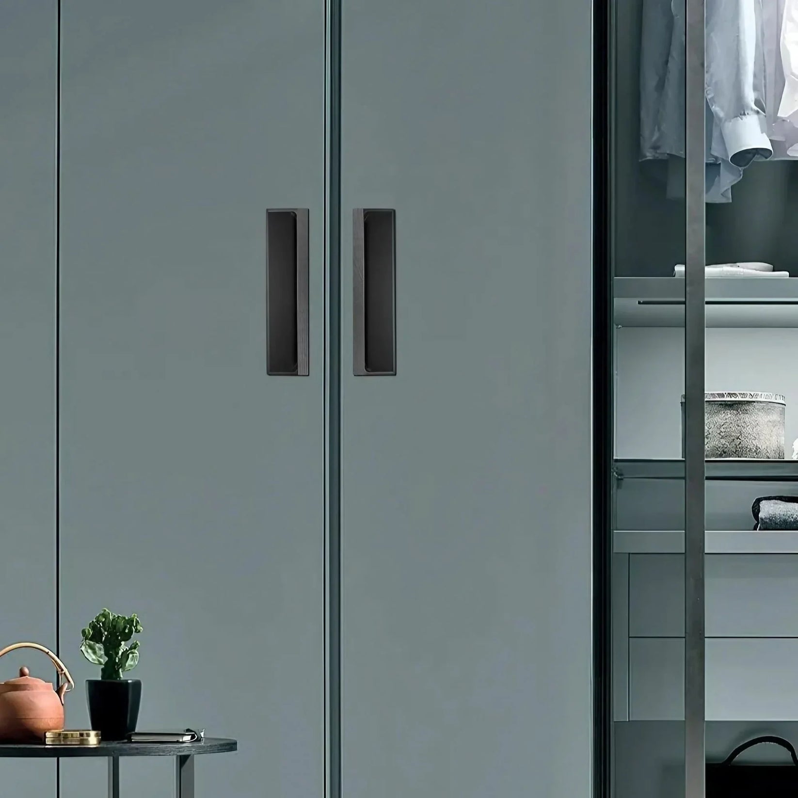 Integrated Molding Rectangle Recessed Cabinet Handles – KAHO Hardware