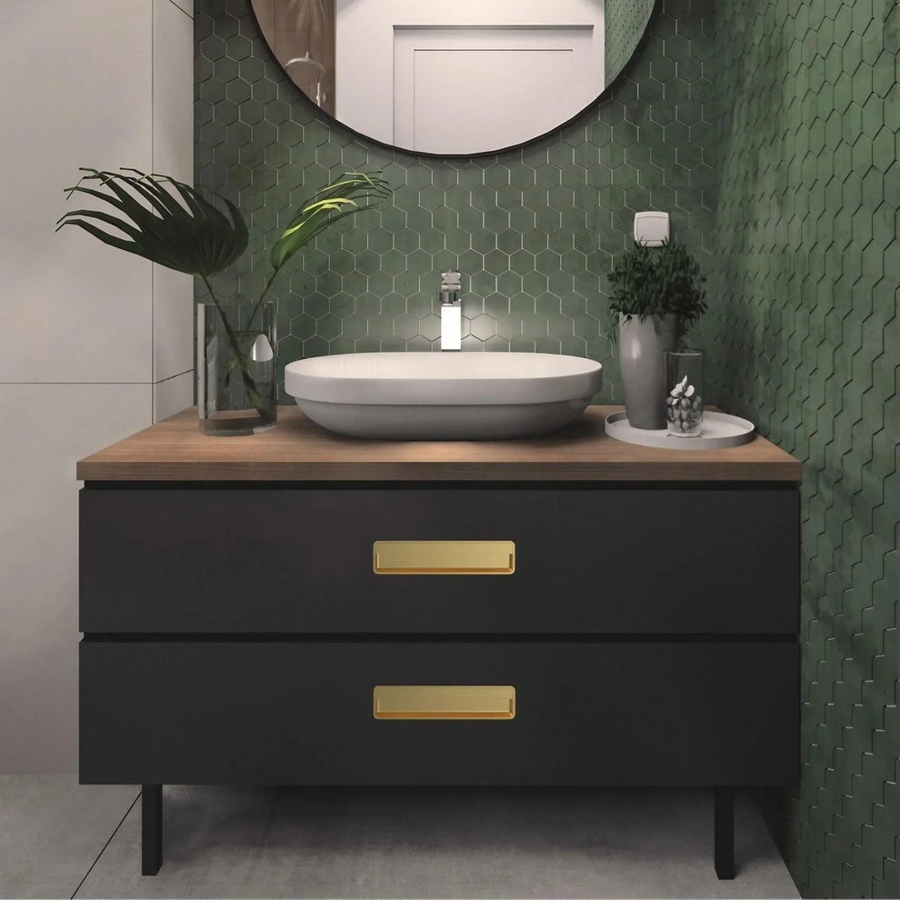 Modern Aesthetics Hidden Drawer Handles Zinc Alloy Cabinet Pulls – KAHO ...