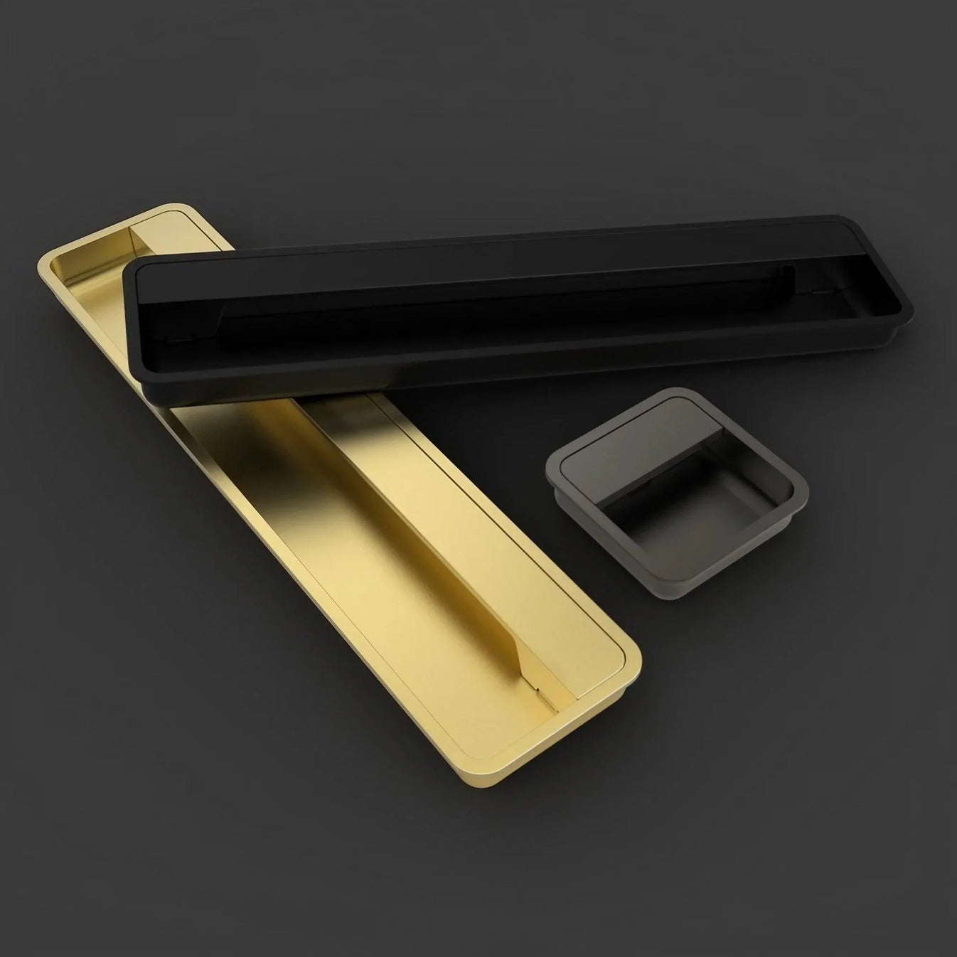 Modern Aesthetics Hidden Drawer Handles Zinc Alloy Cabinet Pulls – KAHO ...