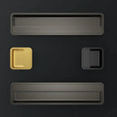 Modern Aesthetics Hidden Drawer Handles Zinc Alloy Cabinet Pulls – KAHO ...