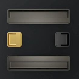 Modern Aesthetics Hidden Drawer Handles Zinc Alloy Cabinet Pulls – KAHO ...