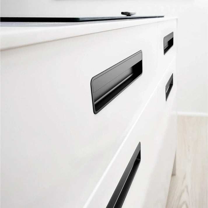Modern Aesthetics Hidden Drawer Handles Zinc Alloy Cabinet Pulls – KAHO ...