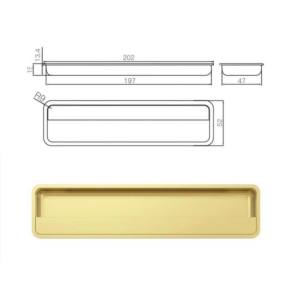 Modern Aesthetics Hidden Drawer Handles Zinc Alloy Cabinet Pulls – KAHO ...