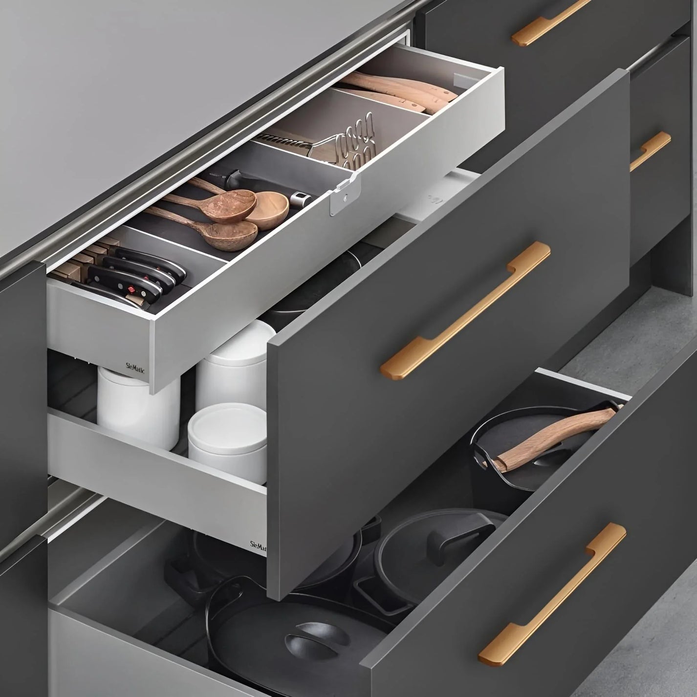 Minimalistic Kitchen Cabinet Handles Extended Cupboard Pulls – KAHO ...